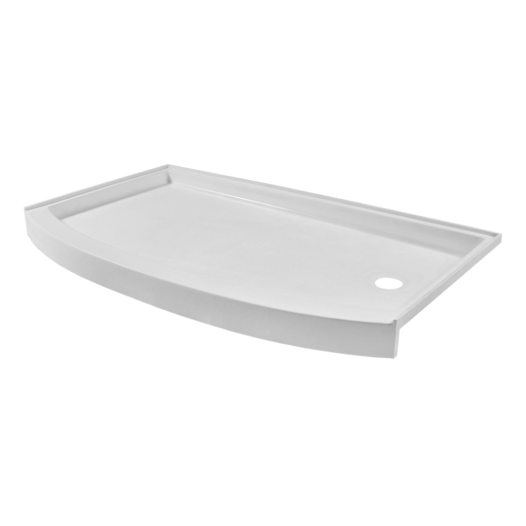 Curve Drain Pan (CU) – Simple Shower Solutions | Hospitality